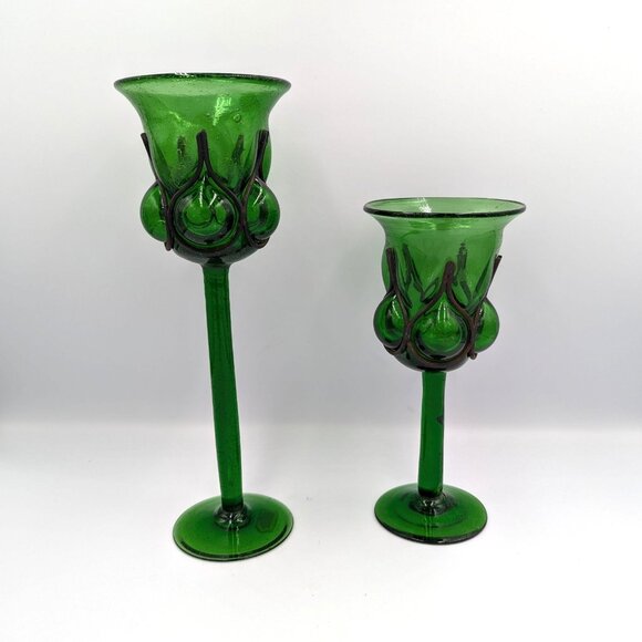 Fred Schafer | Art | Fred Schafer Handblown Caged Bubble Glass Goblet ...